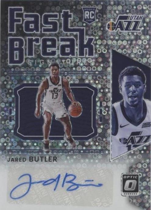 2021-22 Panini Donruss Optic - Fast Break Signatures Jared Butler #FB ...