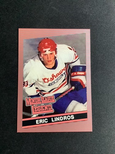 Eric Lindros Oshawa Generals Minor League Legend Hockey Flyers Rangers ...