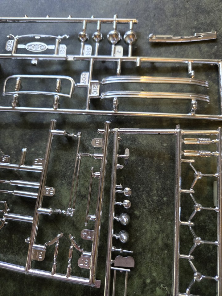 Model Car Parts Lot 1/25 Scale Chrome Parts STK C221 | eBay