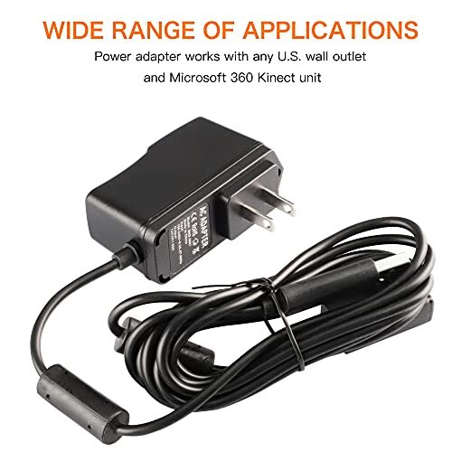 Kinect Adapter for Xbox 360, USB to AC Power Supply PC Adapter with ...