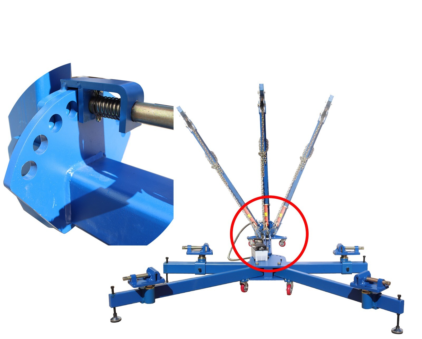 7716lbs Loading Capacity Auto Body Frame Puller Straightener w ...