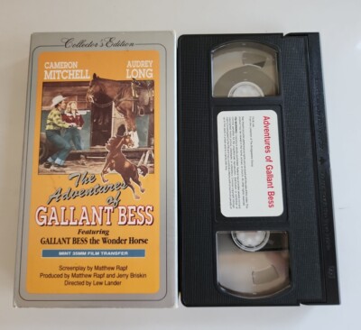 THE ADVENTURES OF GALLANT BESS (VHS, 1990) CAMERON MITCHELL, AUNDREY ...