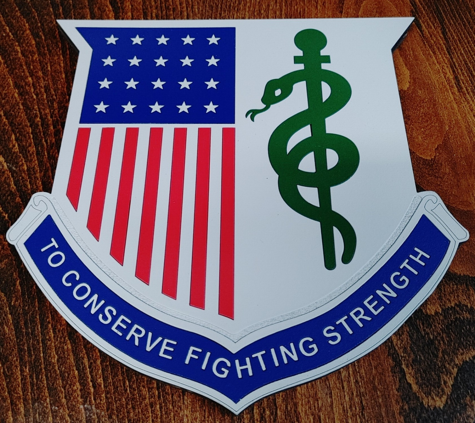 8" US Army Medical Corps Regimential Insignia Crest DUI AMEDD 1986 ...