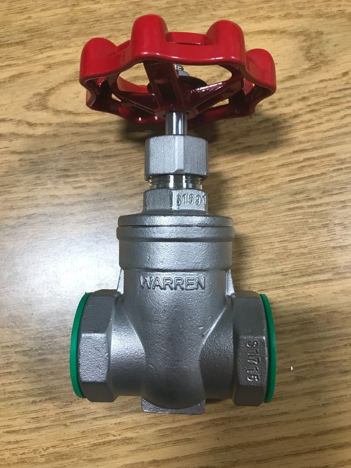 Warren Stainless Steel 1" Gate Valve 200 CF8M | eBay