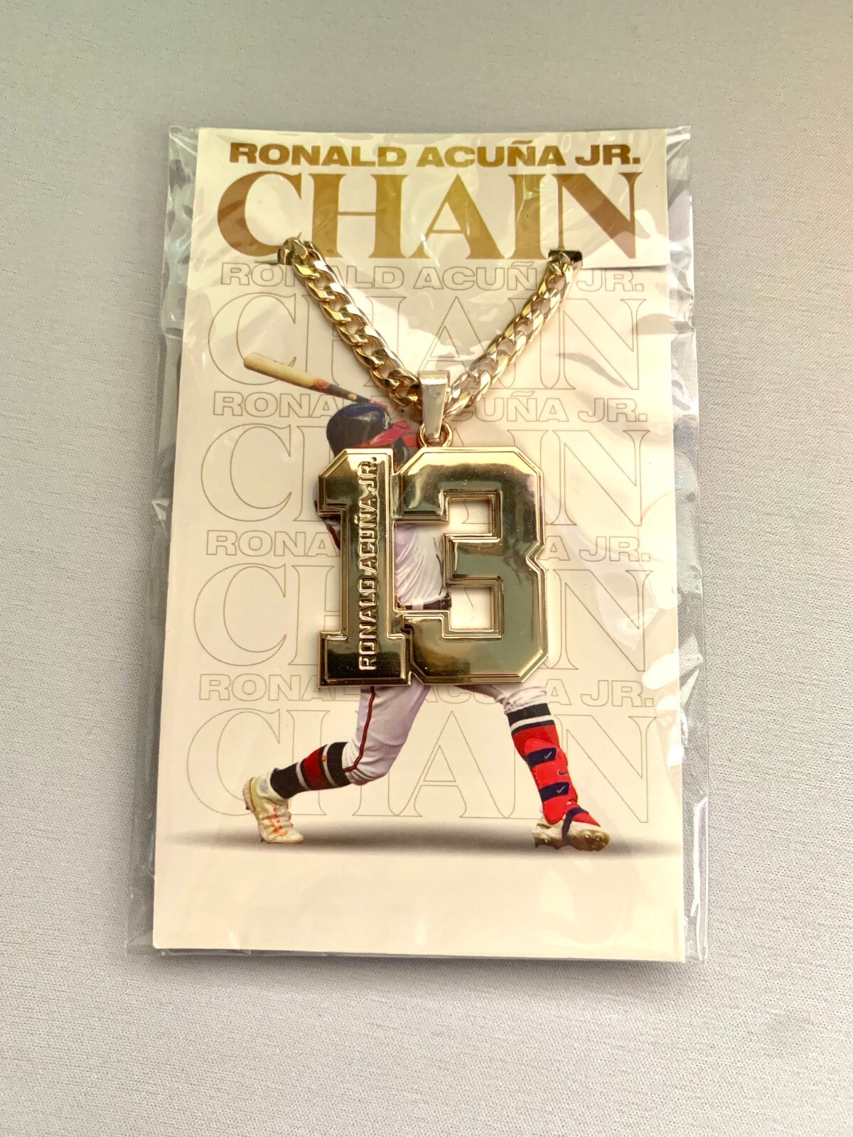 New Atlanta Braves Ronald Acuna Jr #13 Replica Chain 2023 | eBay