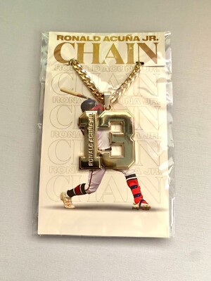 New Atlanta Braves Ronald Acuna Jr #13 Replica Chain 2023 | eBay