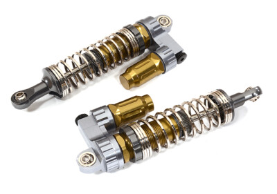 V2 Progressive Spring Piggyback Shocks for SCX-10, SCX10 II & SCX10 III ...