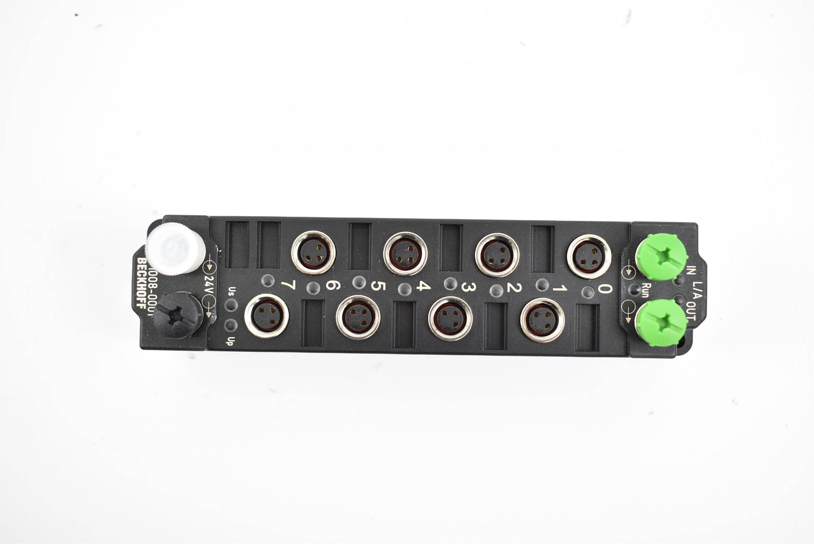 Beckhoff EtherCAT Box 8-Kanal-Digital-Eingang 24 V DC 3ms M8 EP1008 ...