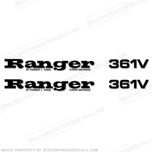 Fits Ranger 361V Decals (Set of 2) - Any Color! | eBay