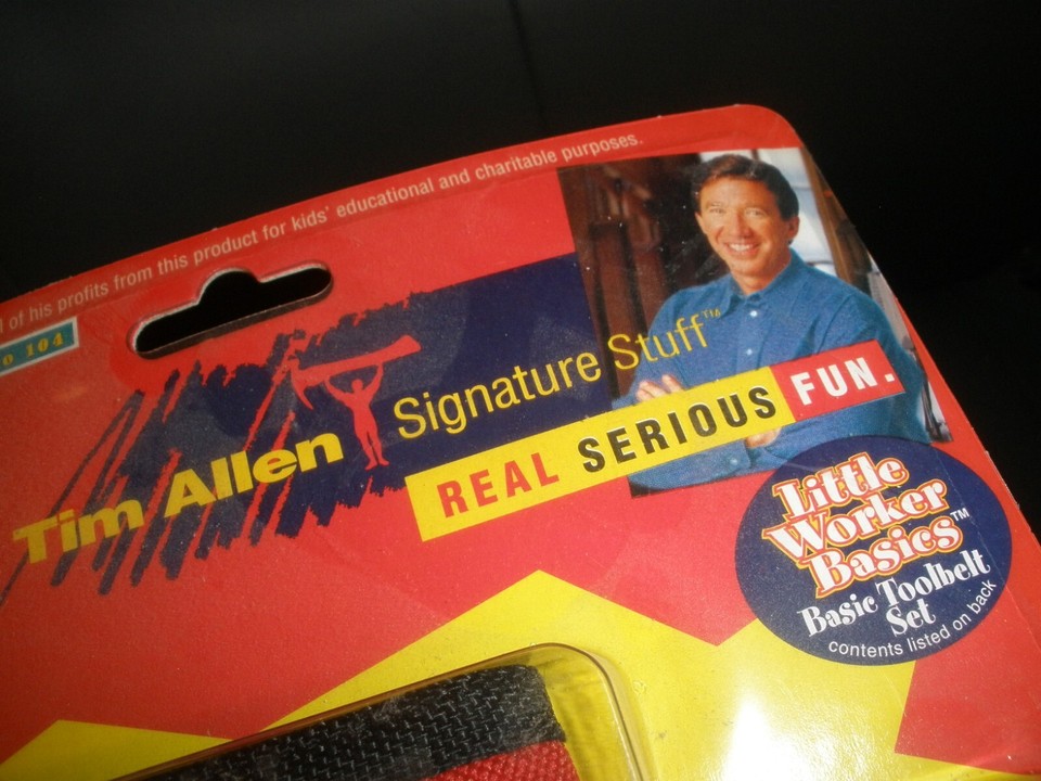 NEW Tim Allen Signature Stuff Home Improvement Little Workers Toolbelt ...