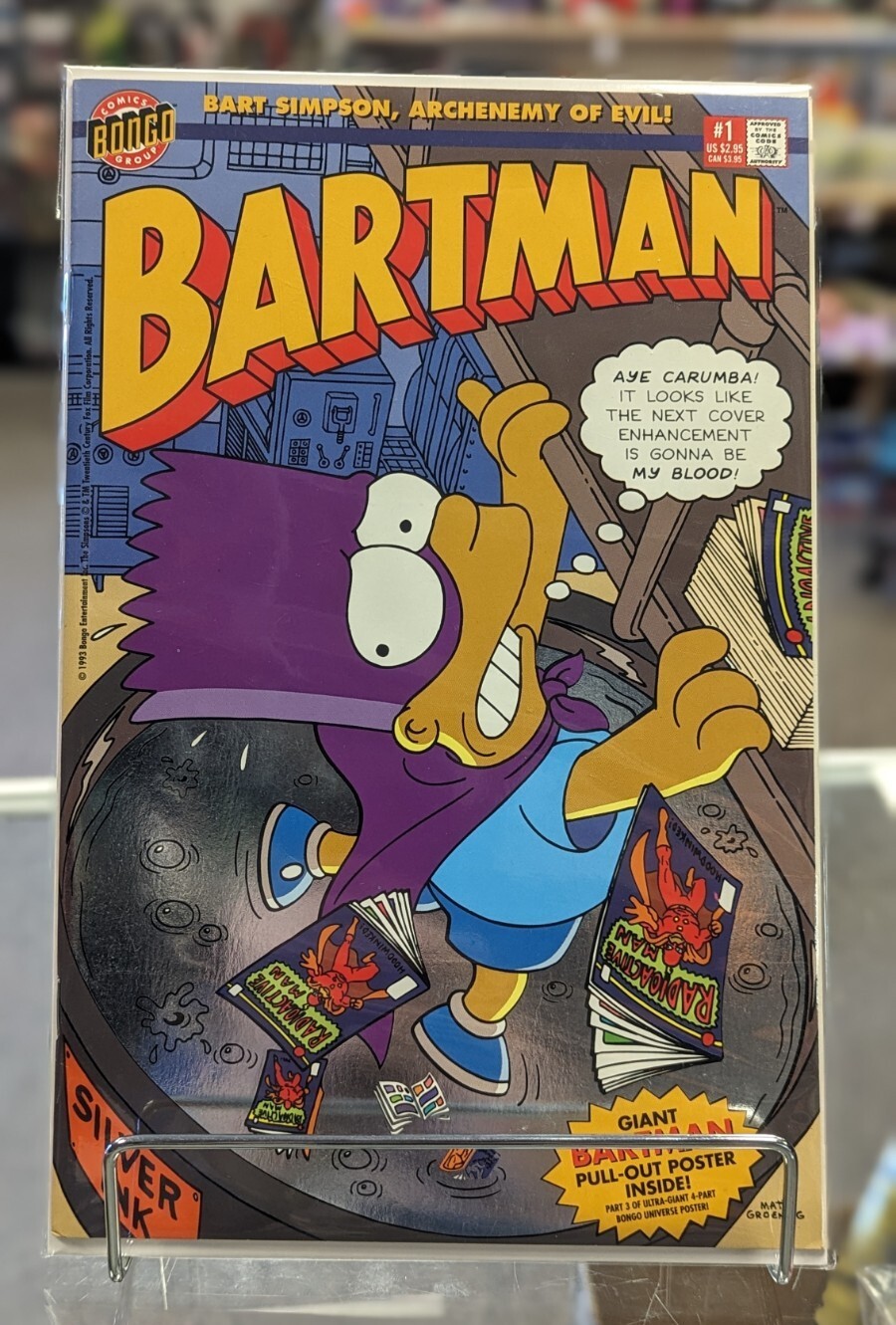 Bongo Comics Group - Bart Simpson's BartMan #1 Foil Cover With Poster ...