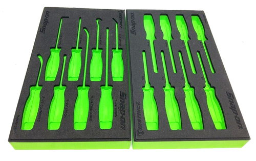 New Snap-on Green Foam Tray Organizer for Mini Awl Pick Seal Puller ...