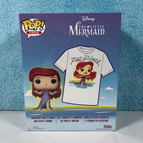 Funko POP Exclusive Disney Little Mermaid Pop & T-Shirt Set Size Med ...