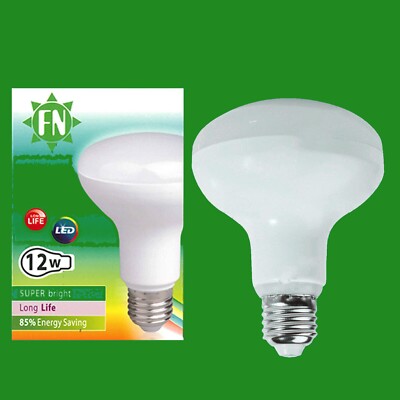12W LED R80 E27 Reflector Spot Light Bulb Daylight White 6500K Lamp ...