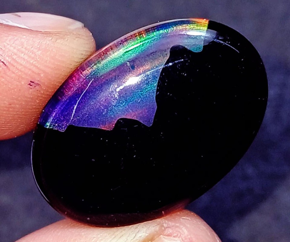 Natural Doublet Mother Of Pearl & Aurora Opal Mix Certified Loose Gems ...