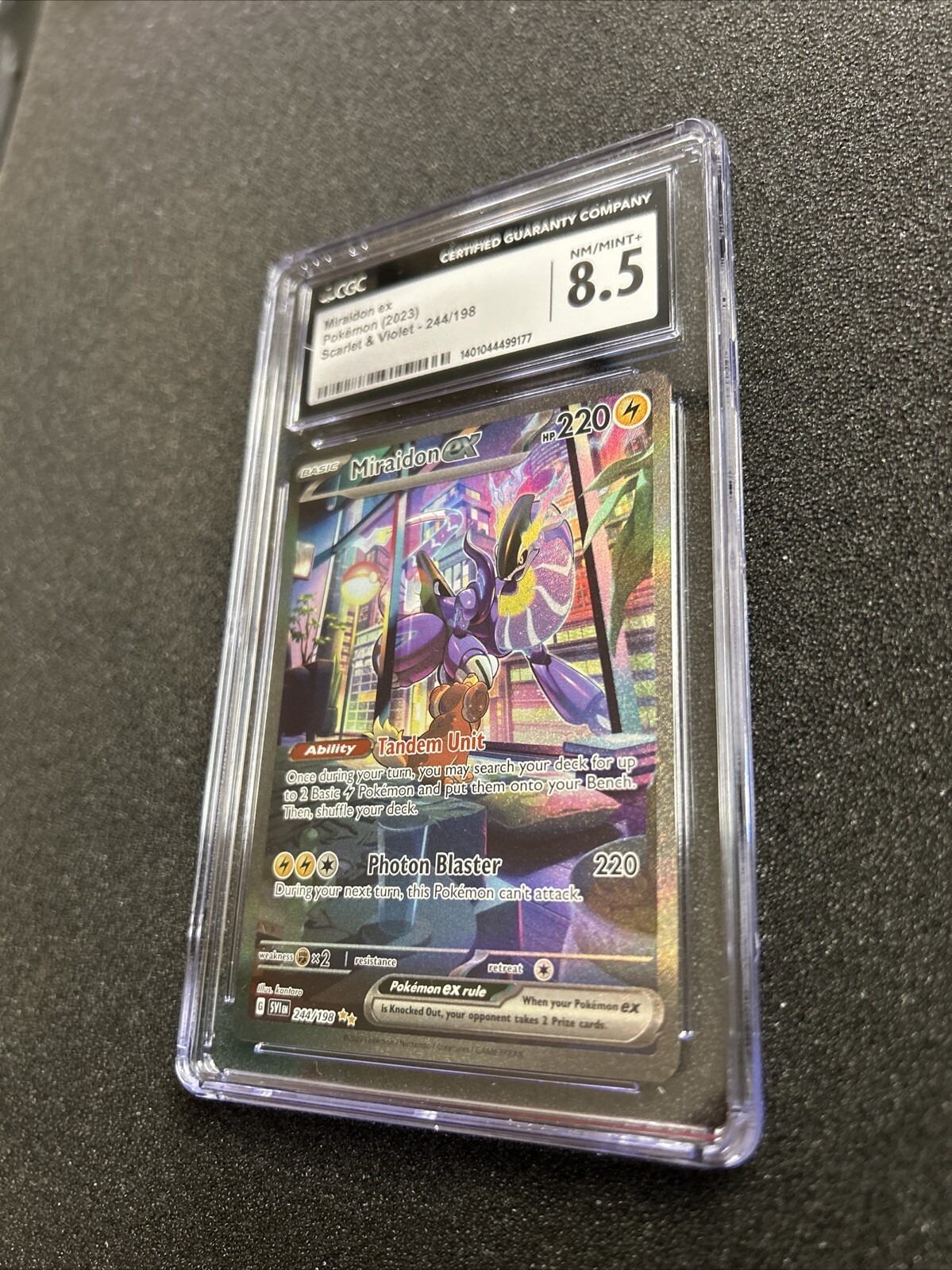 Miraidon ex 244/198 Sv01: Scarlet & Violet Base Set Holo for sale ...