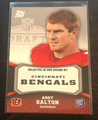 2011 Topps Rising Rookies ANDY DALTON Rookie Card RC #126 Bengals | eBay