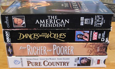 4 VHS movies PG-13/PG Comedy Drama Family | eBay