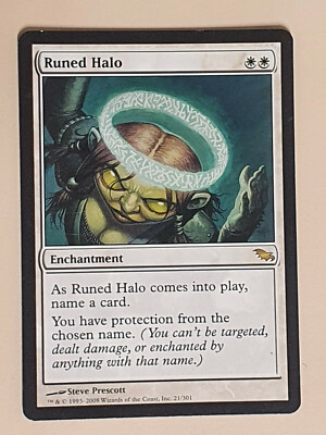 Runed Halo, Shadowmoor, MTG, LP | eBay