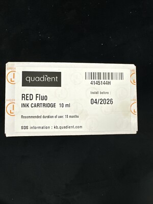 Neopost Ink Cartridge IS280IM280 Red Fluo 4145144H - New Open Box | eBay