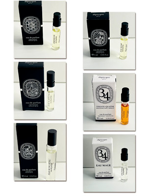 NIB Diptyque perfume sample size 0.06 fl oz/ 2ml ~Choose Scents | eBay