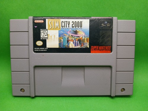 SimCity 2000 (Super Nintendo SNES, 1996) | eBay