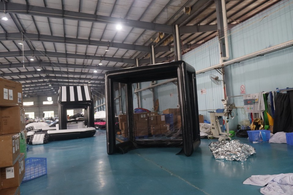 Inflatable Golf Hitting Bay Golf Training Cage Golf Simulator Projector ...