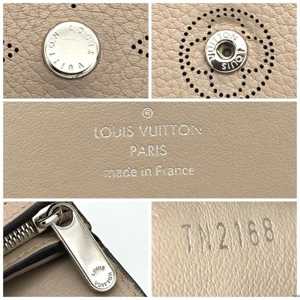 Louis Vuitton Mahina Iris Compact Bifold Wallet Gale Greige | eBay