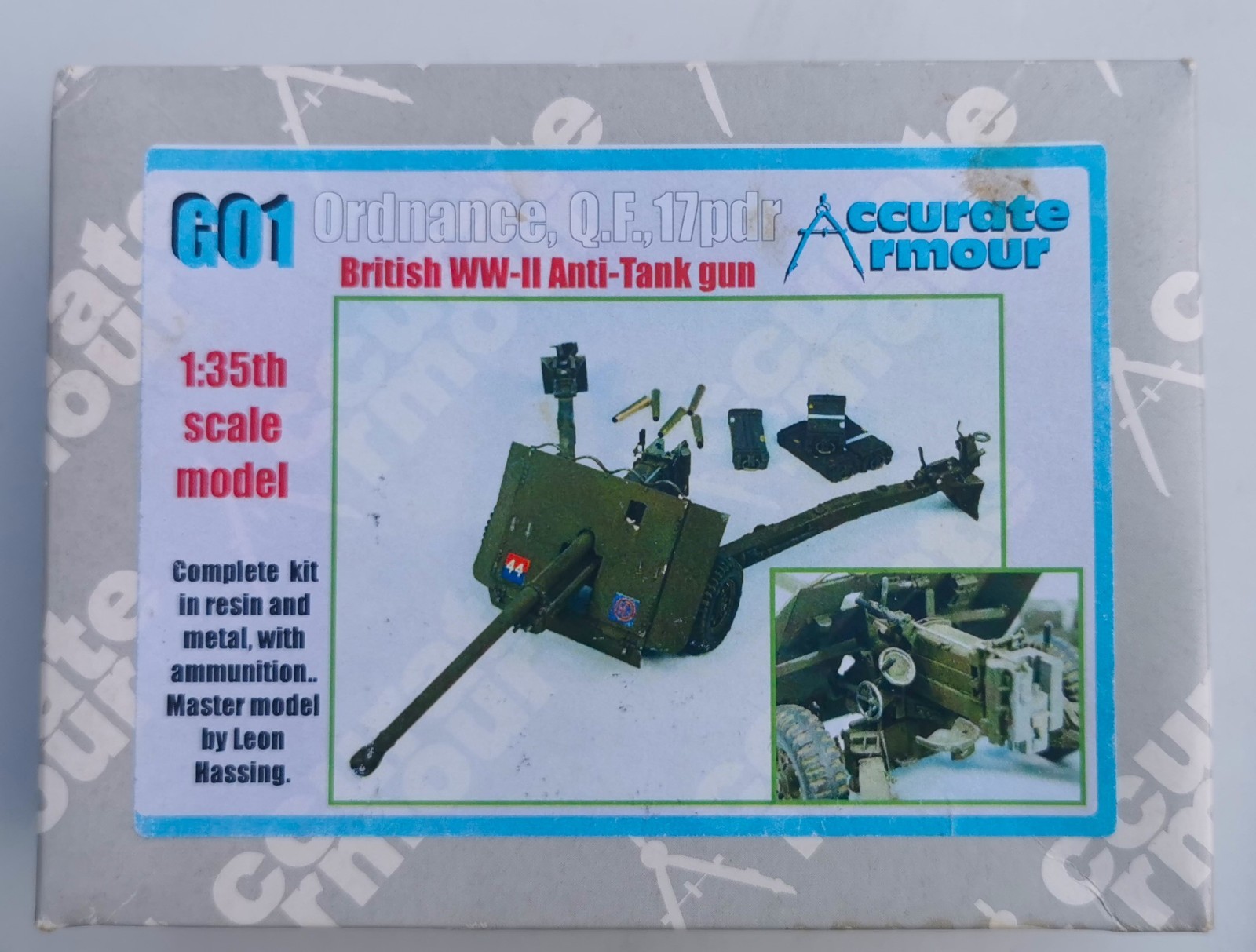 Accurate Armour G01 Military 1:35 Scale - ORDNANCE QF 17PDR ANTI-TANK ...