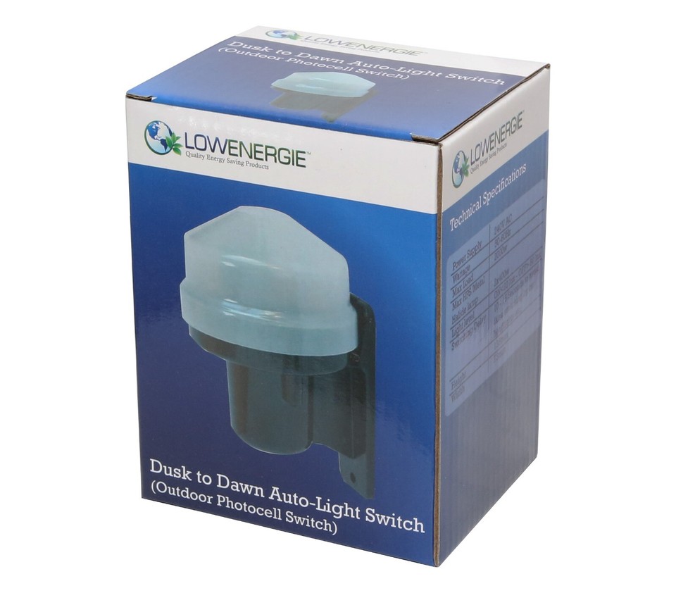 Photocell light Switch Daylight Dusk till Dawn Sensor Lightswitch ...