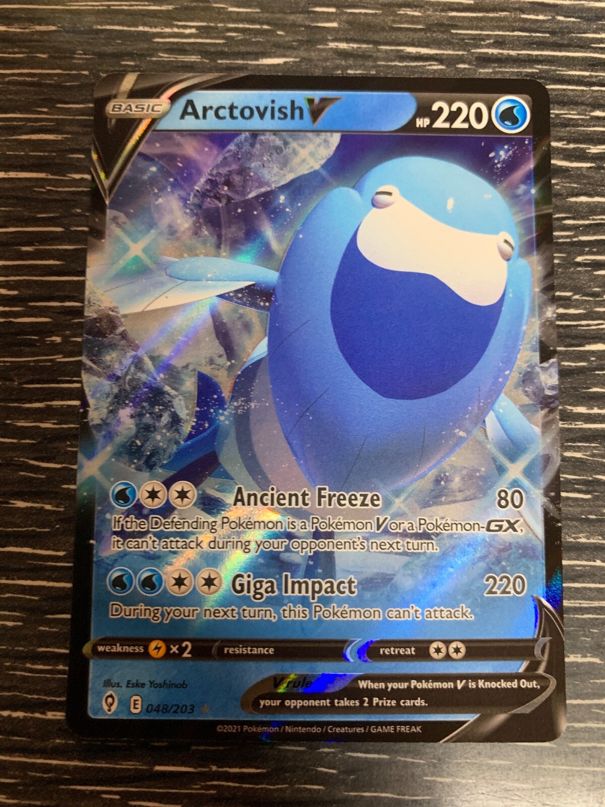 Pokemon Arctovish V 048/203 Evolving Skies Ultra Rare Holo | eBay