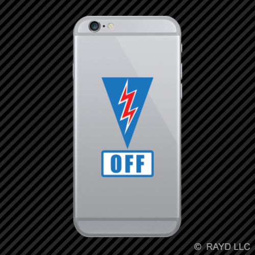 Master Switch Off Cell Phone Sticker Mobile Die Cut racing safety car ...