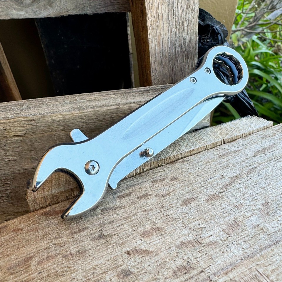 7.5" Multi Knife Wrench Tactical Assisted Open Spring Folding Pocket ...