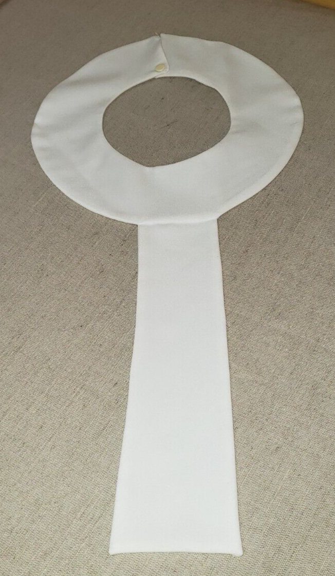 LOT OF 4 YOUTH CHOIR YOKETTES COLLARS WHITE CHEST SIZE 33 & OVER C M ...