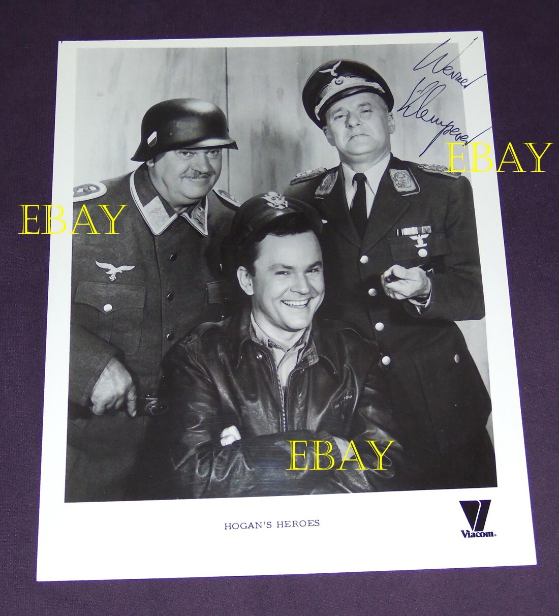 Werner Klemperer signed awesome 8x10 photo Hogan's Heroes TV Colonel ...