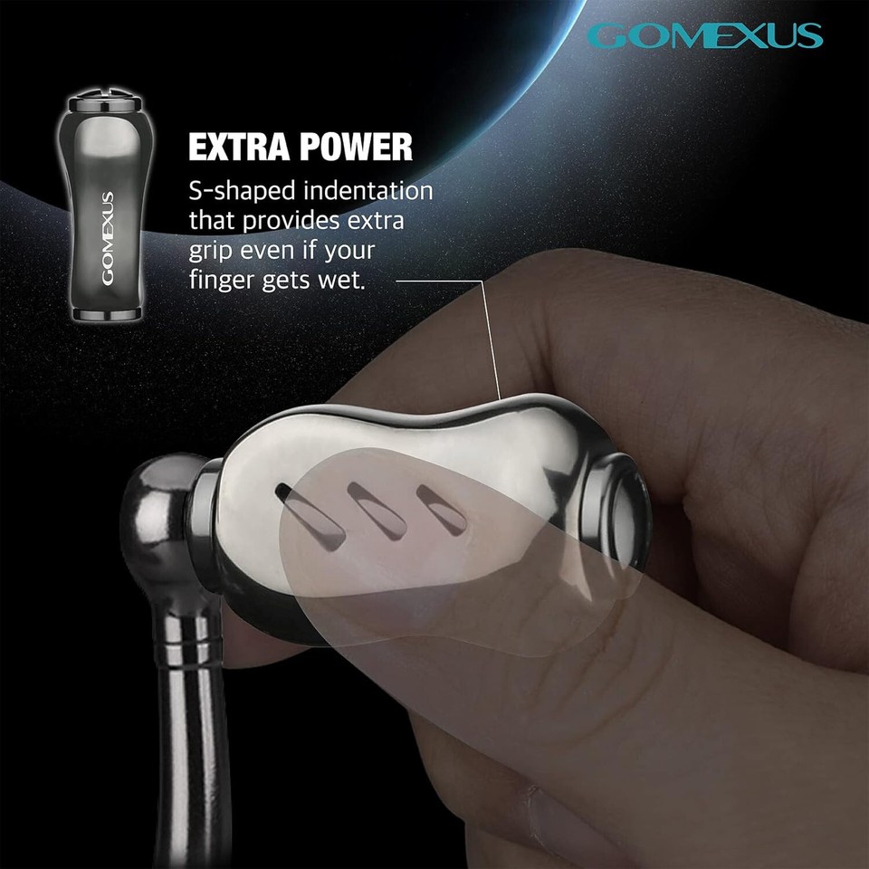 Gomexus Titanium Knob For Shimano Stradic CI4 Daiwa Certate Luvias Reel ...