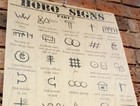 2pc. Hobo Signs Poster Set - Authentic, Historic Hobo Glyphs and ...