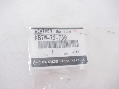 Genuine OEM Mazda KB7W-72-760 Passenger Rear Door Weatherstrip 2017 ...