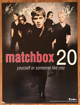 Matchbox 20 Twenty Poster Signed In Person 1997 | eBay