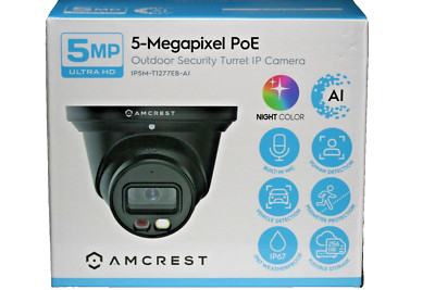 Amcrest 5mp Ultra HD Outdoor Security Turret IP Camera sealed | eBay