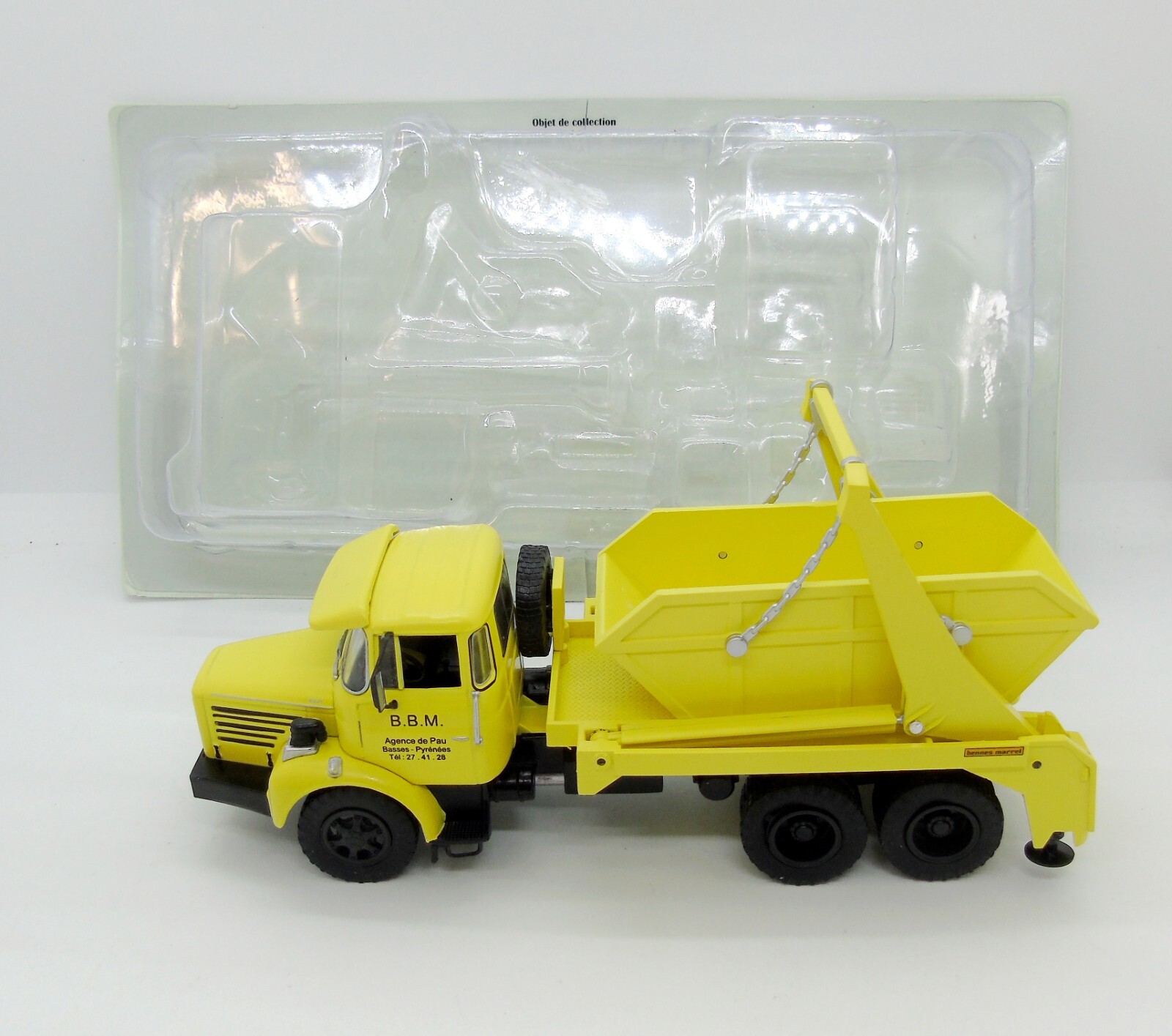 GC3378 IXO HACHETTE /#15 BERLIET GLM 12 6X4 MULTIBENNE MARREL B.B.M PAU ...