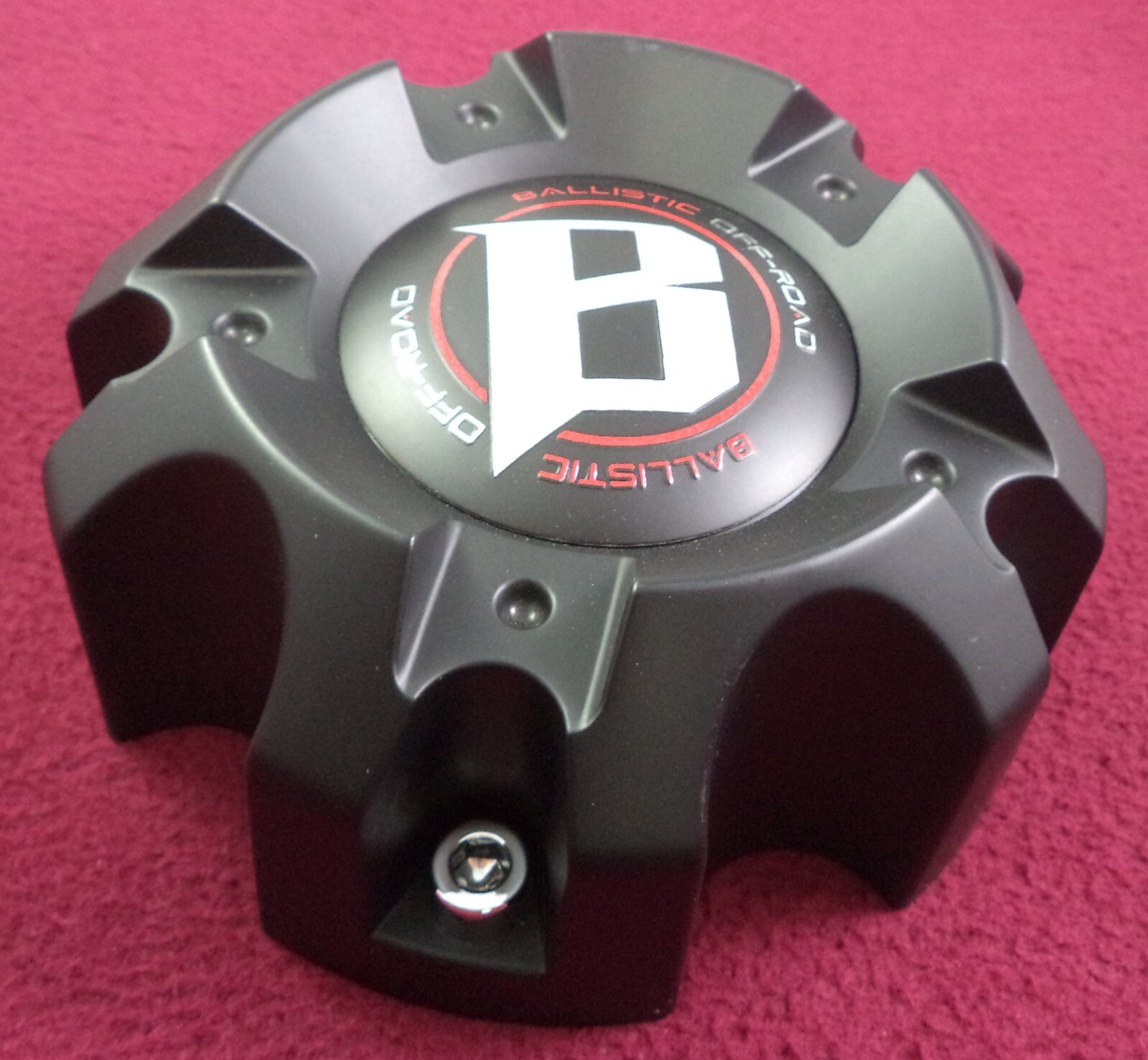 Ballistic Wheels Matte Black Custom Wheel Center Cap # CAP-WX03-135/139 ...