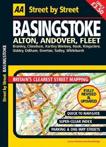 AA Street by Street Basingstoke Midi Paperback Book The Fast Free ...