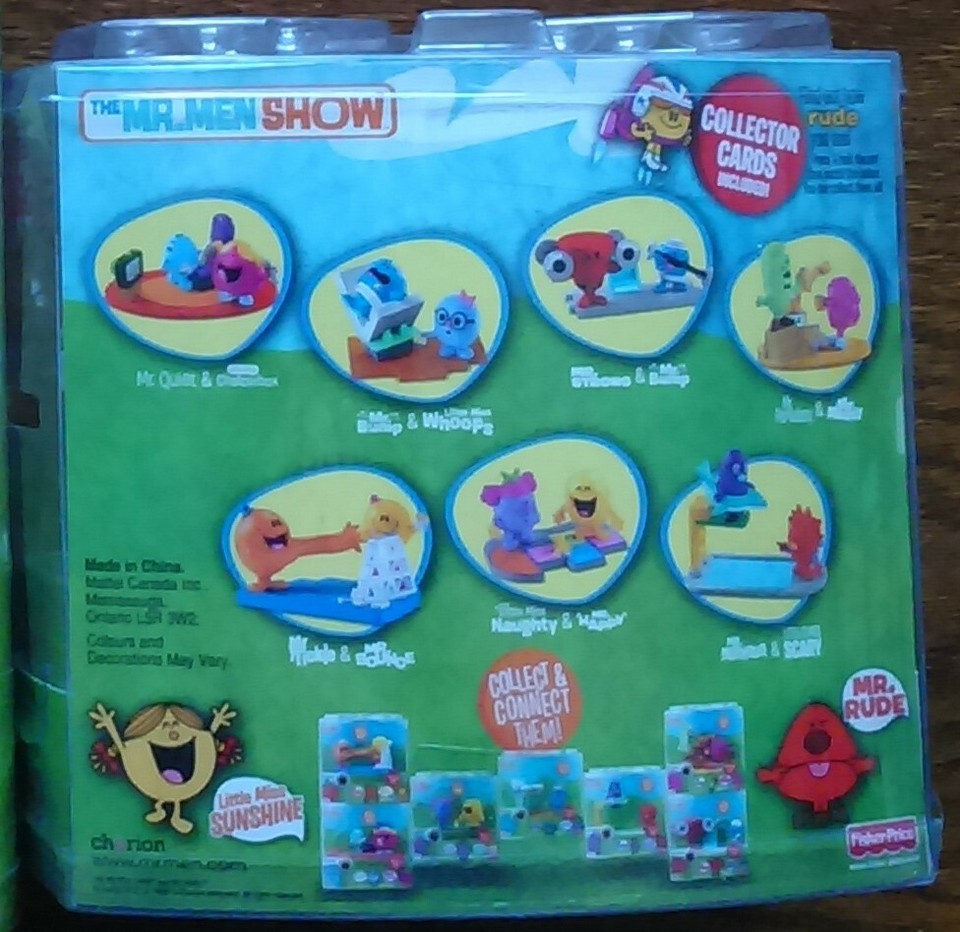 Mr Men Little Miss Collector Set Mr Rude Little Miss Sunshine Fisher ...