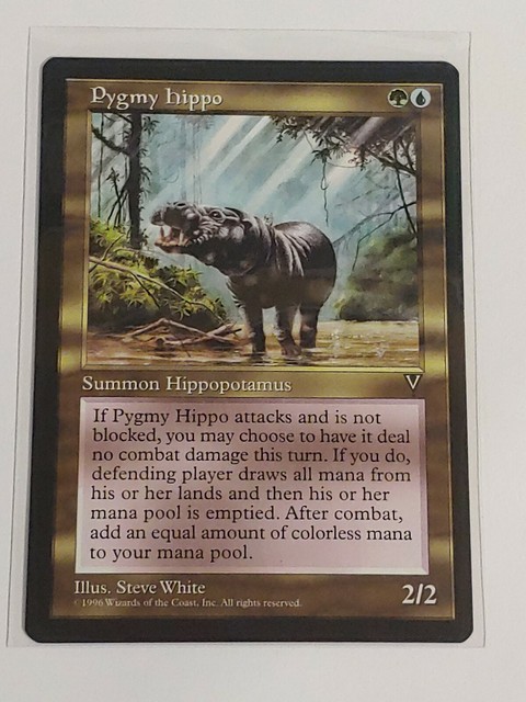 MTG Pygmy Hippo Visions 133/137 Regular Rare for sale online | eBay