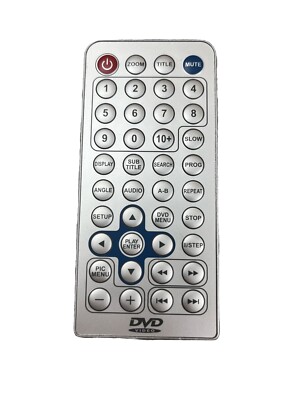 DVD VIDEO JX-2001F DVD player Remote Control Silver Used TESTED**** | eBay