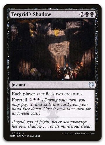 Tergrid's Shadow #113 (NM) Kaldheim KHM Magic MTG | eBay
