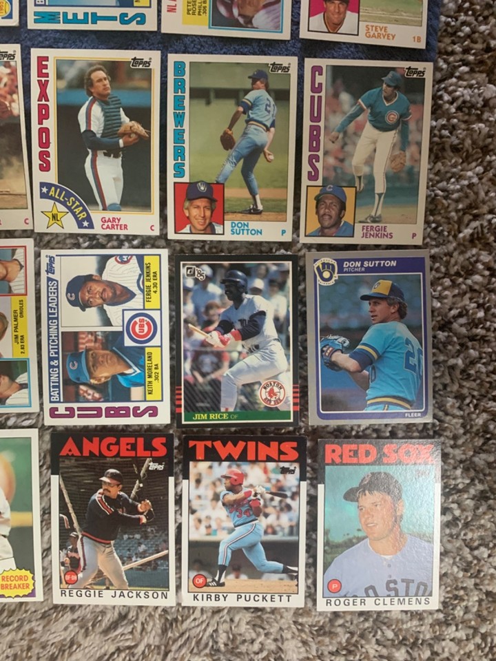 lot of 81 vintage late 1970’s early 80s topps baseball cards Rose lots ...