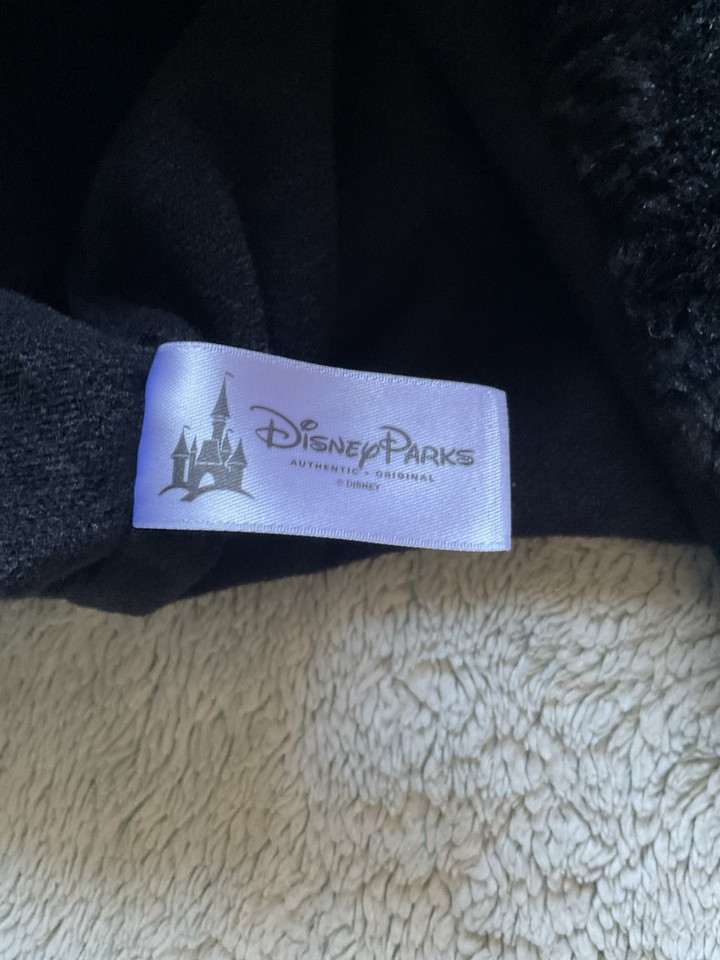 Disneyland Paris Fuzzy Minnie Ears Trapper Hat Pom Poms Disney Bow ...