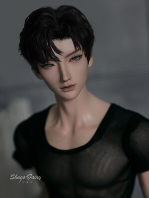 1/4 BJD Doll SD Muscle Handsome Man Male Eyes Wig Faceup Resin Boy ...